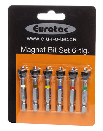Magnet-Bit-Set 50 mm 6-teilig TX 10/15/20/25/30/40 - Eurotec | Craft ...